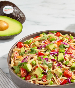 Avocado Thai Noodle Crunch Salad with Tomatoes | Avocados From Mexico